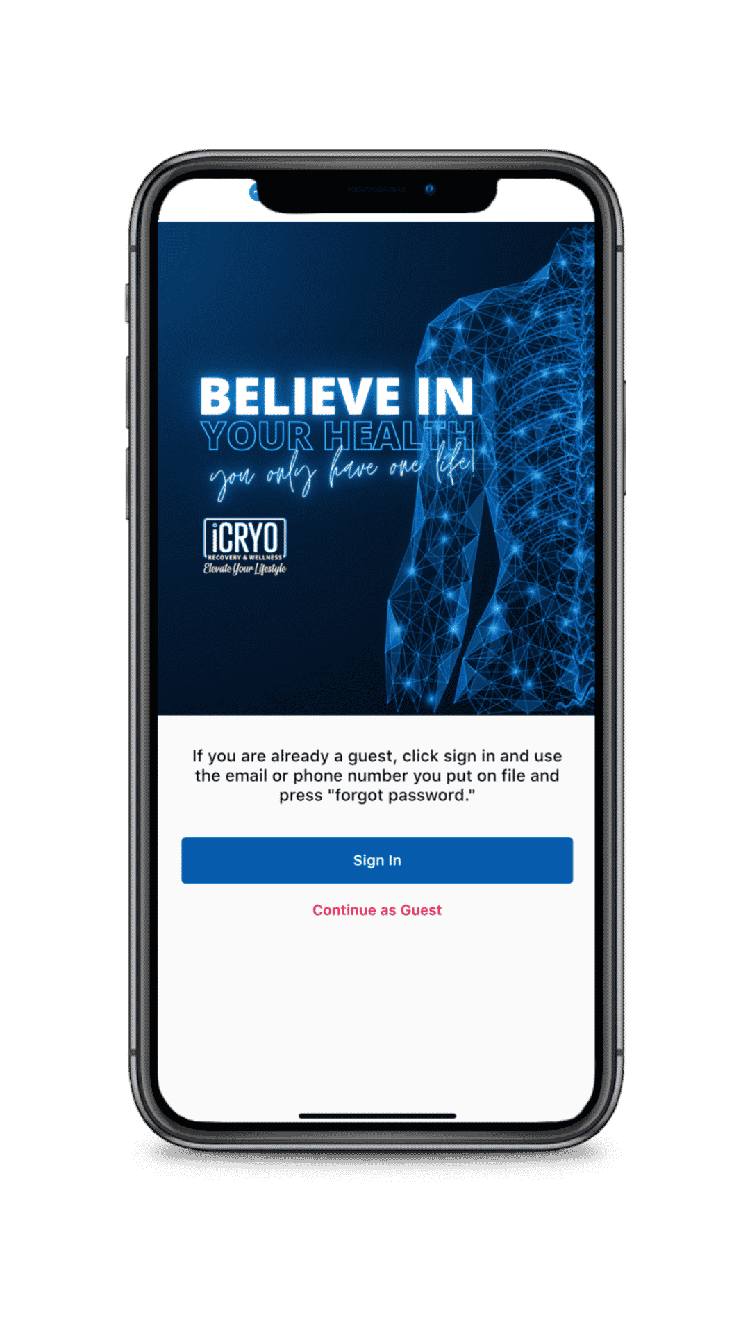 iCRYO App | Easy Booking & Rescheduling | Mobile