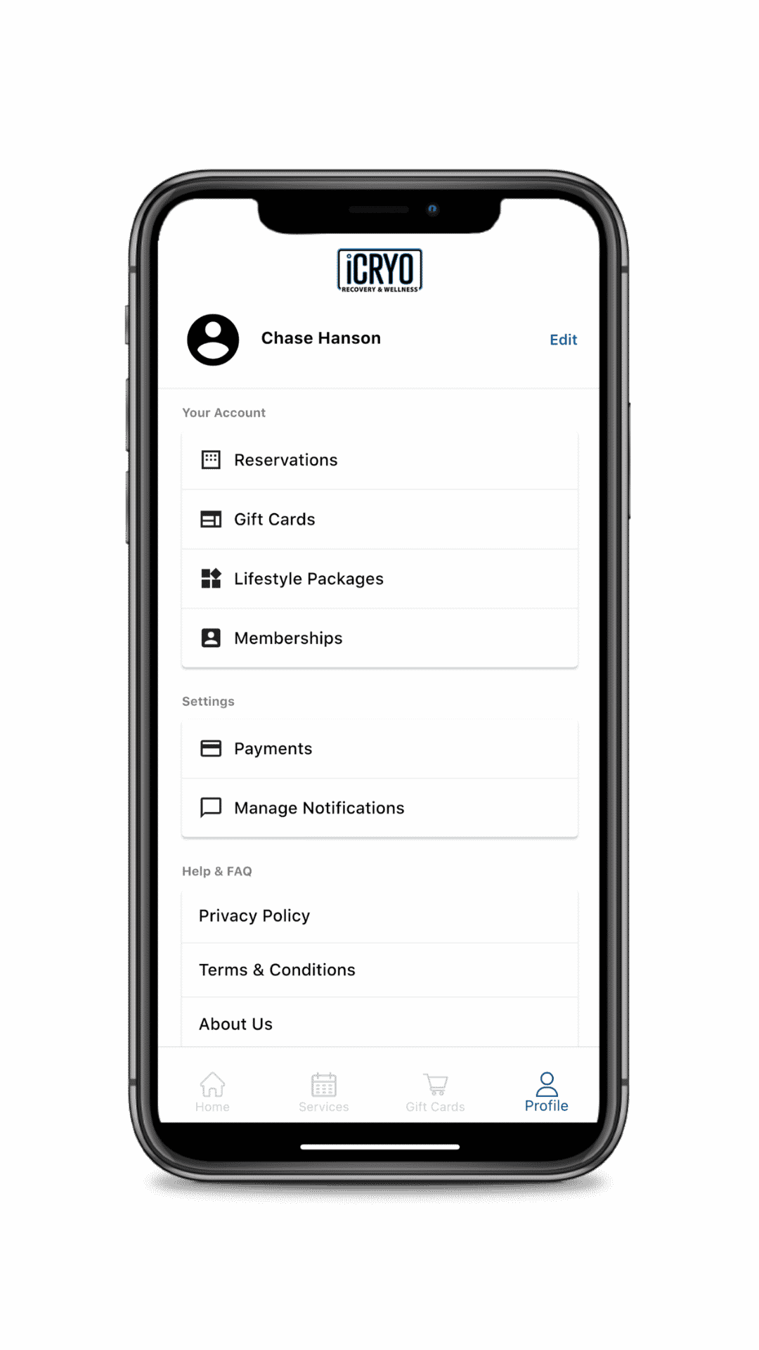 iCRYO App | Easy Booking & Rescheduling | Mobile